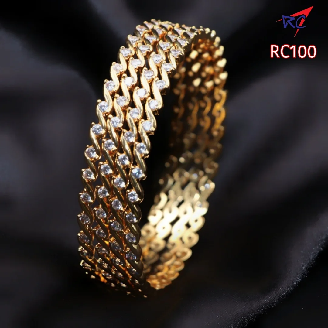 Zig Zag design set bangles | RC Akshaya