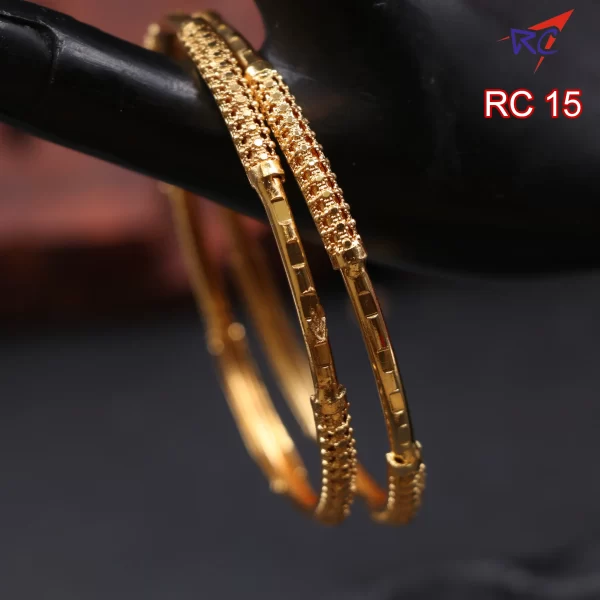 Simple pipe & Net design Forming Bangle - RC Akshaya